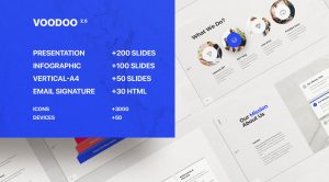 Voodoo Presentation Templates for Powerpoint, Keynote, and Google Slides.