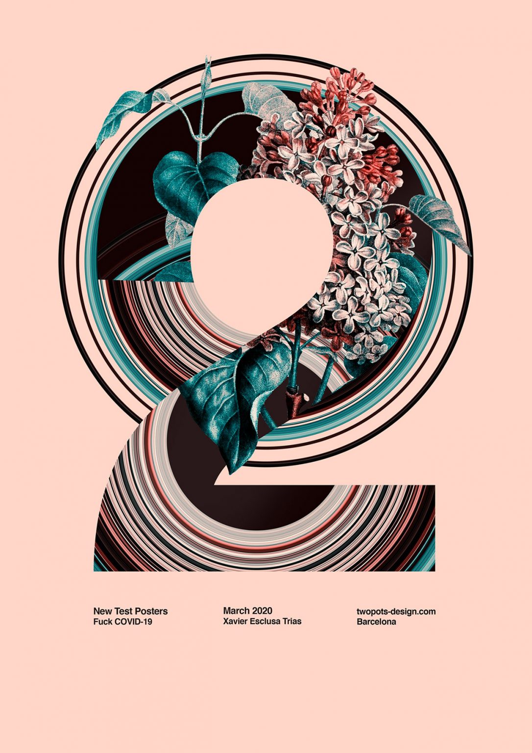 Flower Poster Designs by Xavier Esclusa Trias