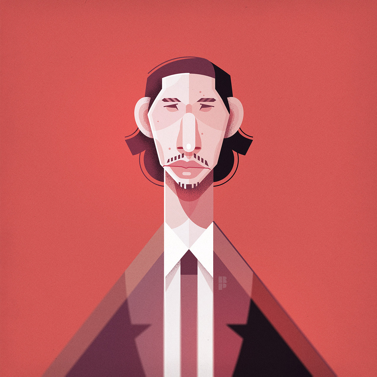 Illustrations of Famous Actors by Ricardo Polo