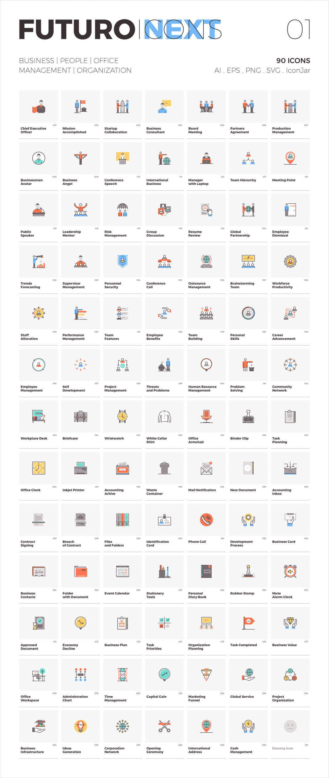 Futuro Next Icons Bundle by Bloomicon