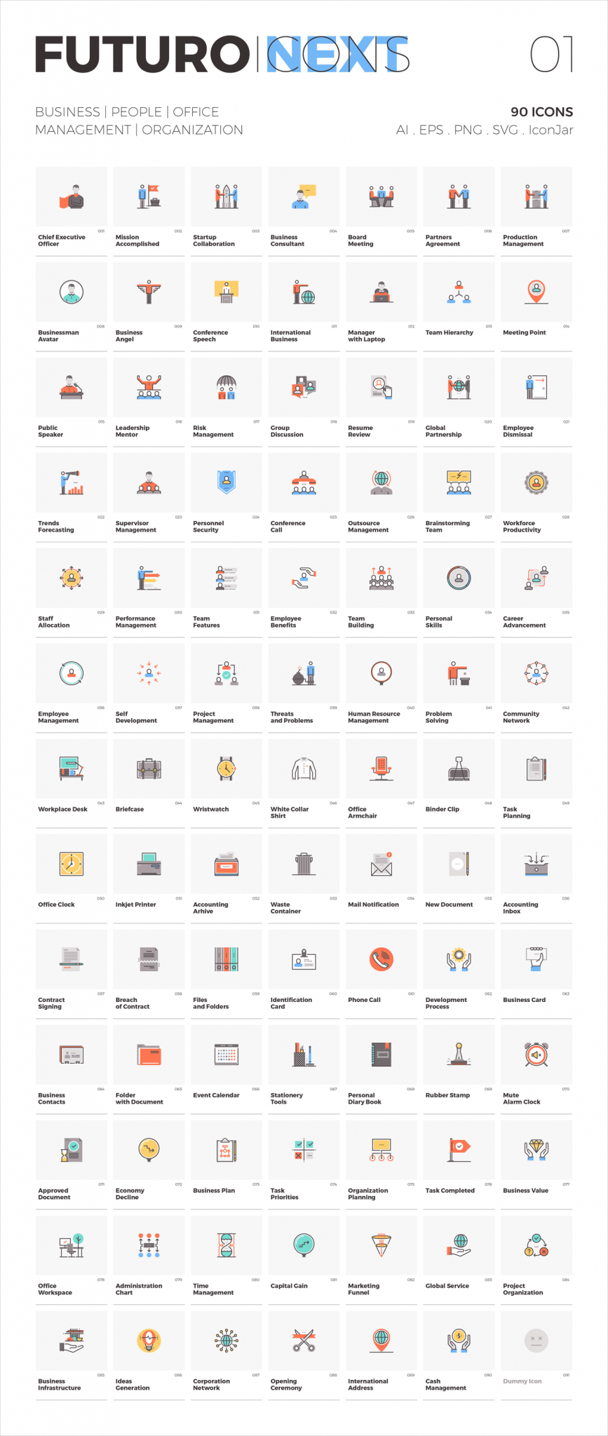 Futuro Next Icons Bundle by Bloomicon