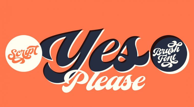 Yes Script — Retro Script Font