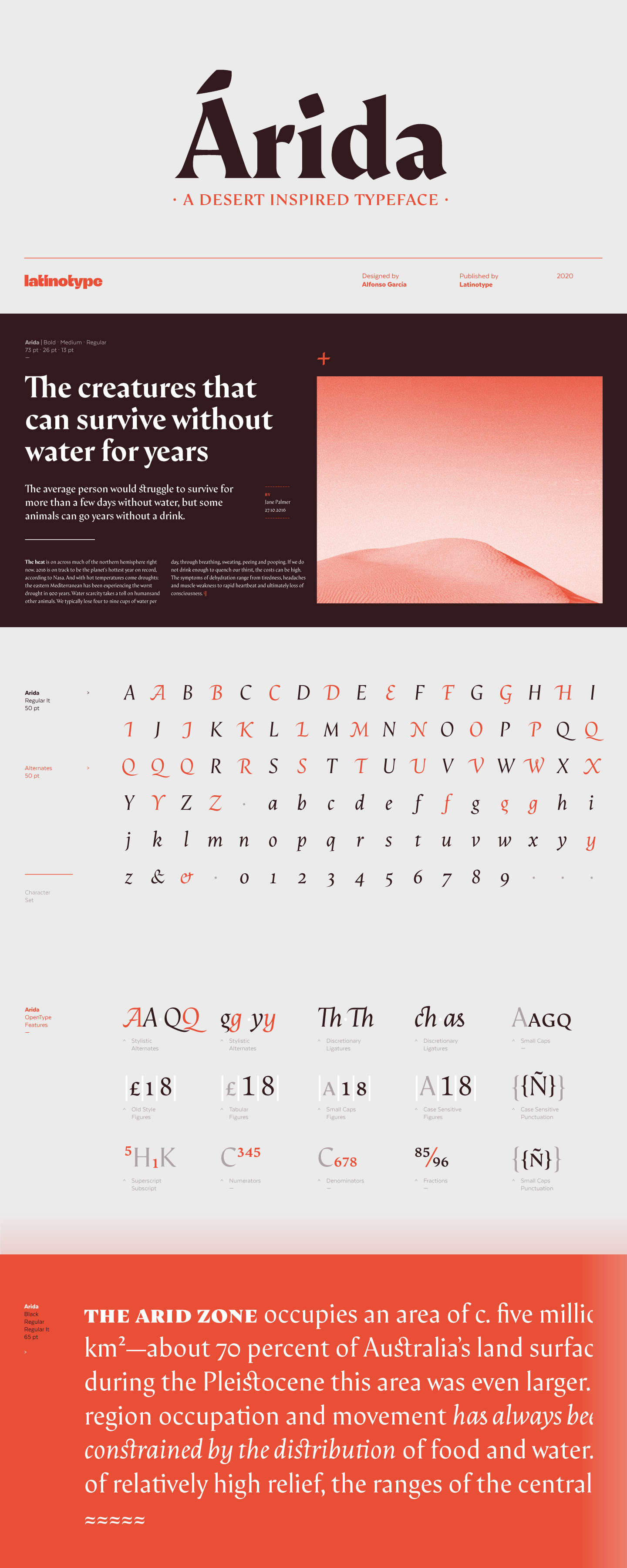 Árida Font Family by Latinotype