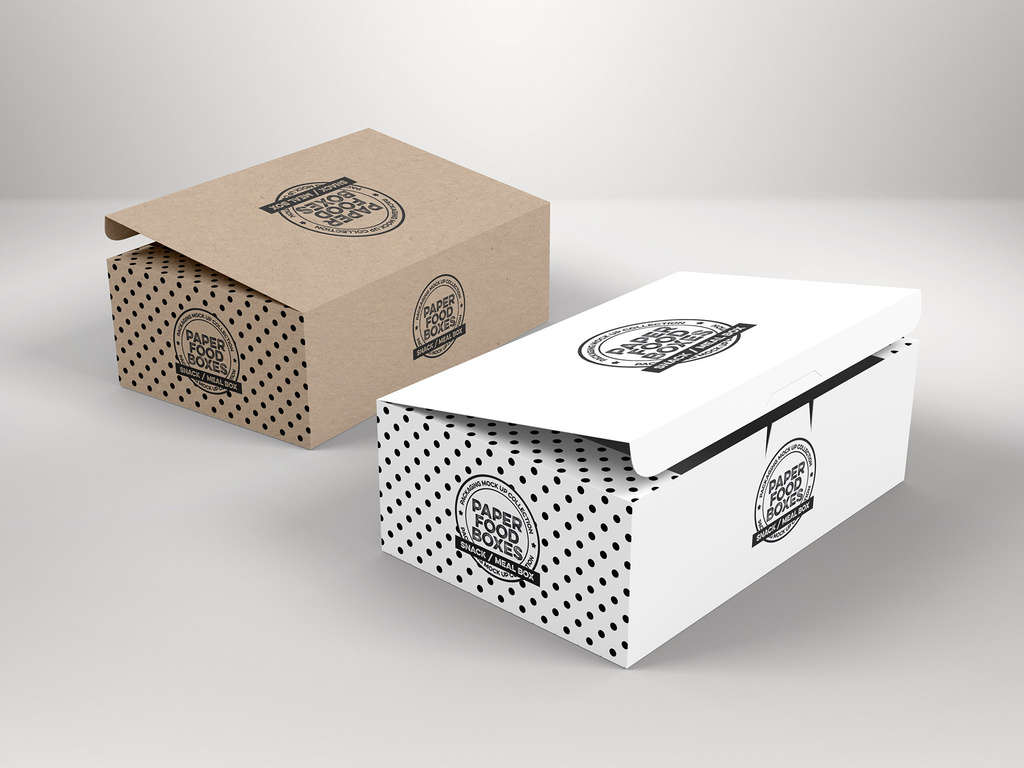 Paper Packaging Design Mockups for Adobe Photoshop