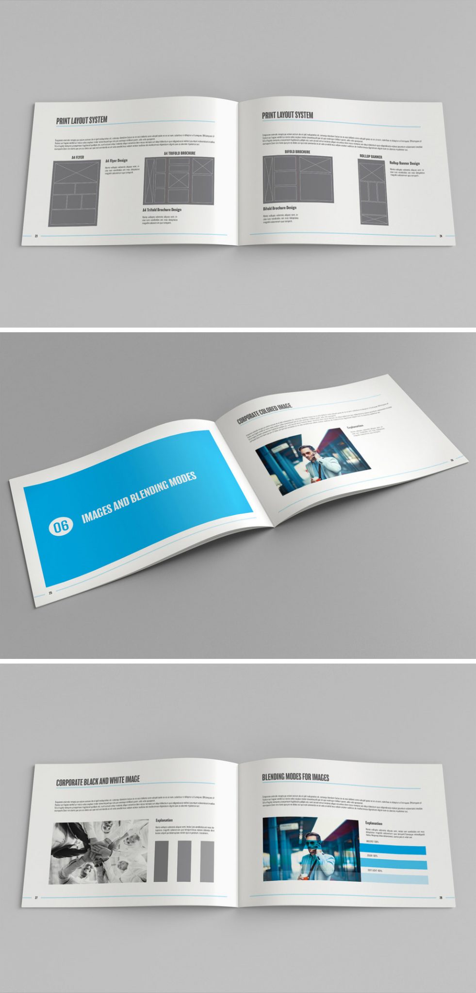 Brand Manual & Style Guide Template for Adobe InDesign