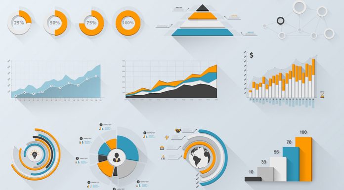 Three-Color Infographics (Set 1)