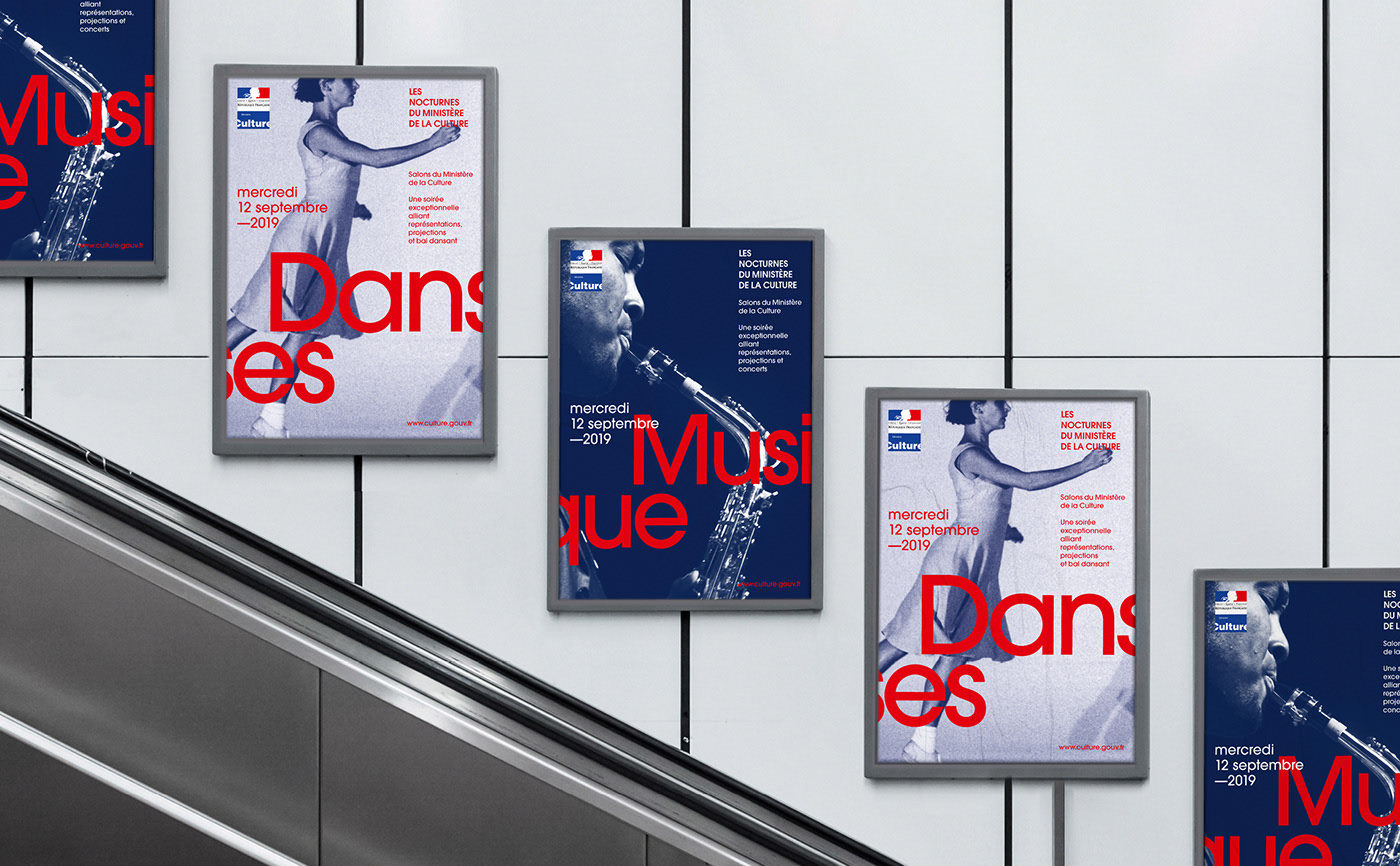 Visual identity by Graphéine for French Ministry of Culture