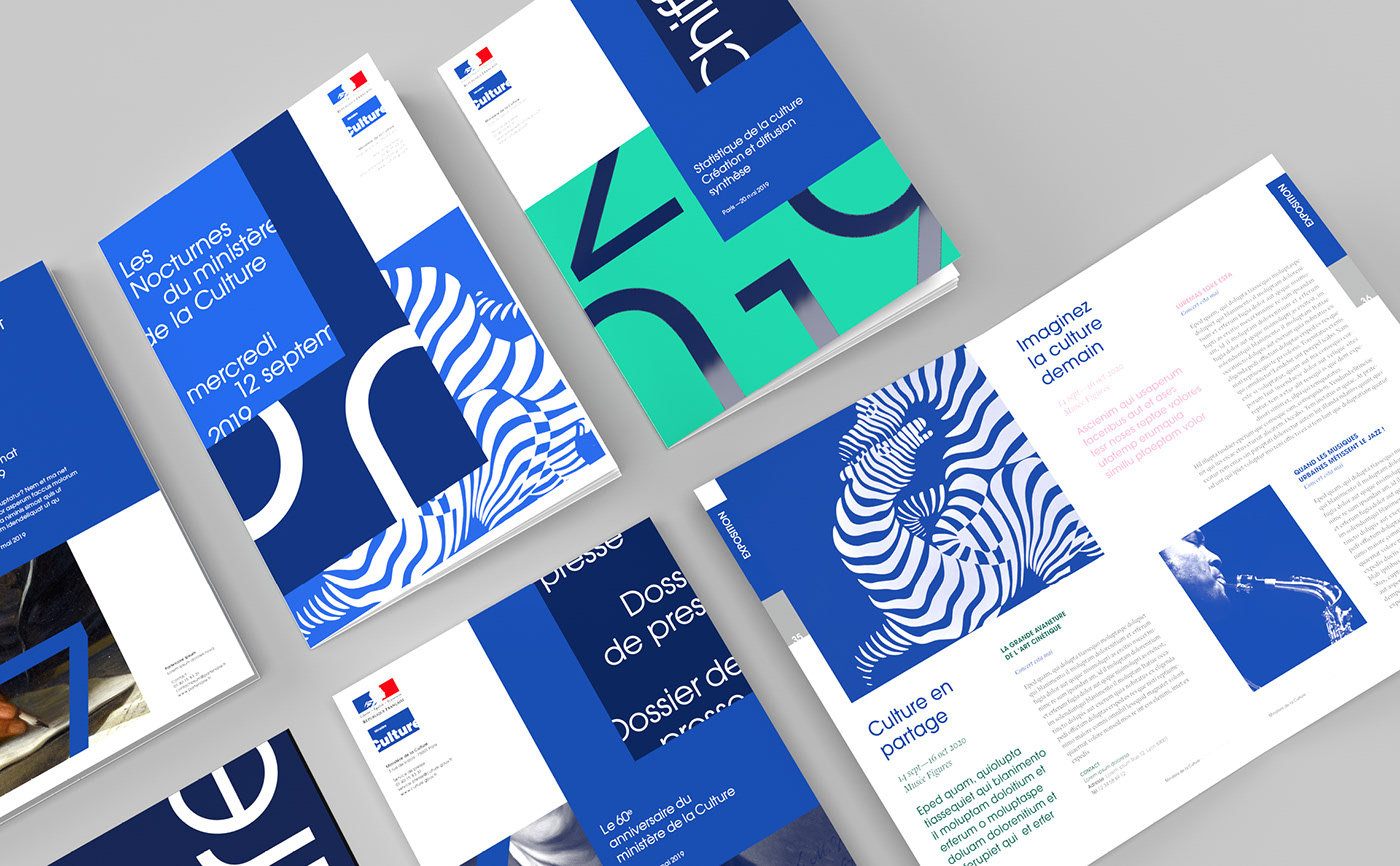 Visual identity by Graphéine for French Ministry of Culture