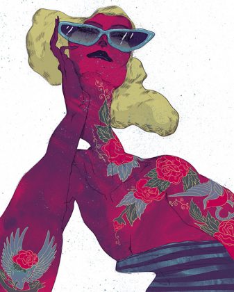Expressive Fashion Illustrations and Animations by Ariadna Sysoeva