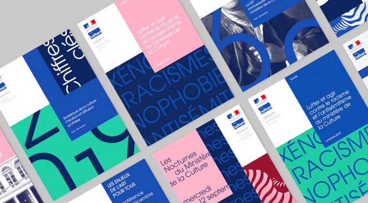 Visual identity by Graphéine for French Ministry of Culture