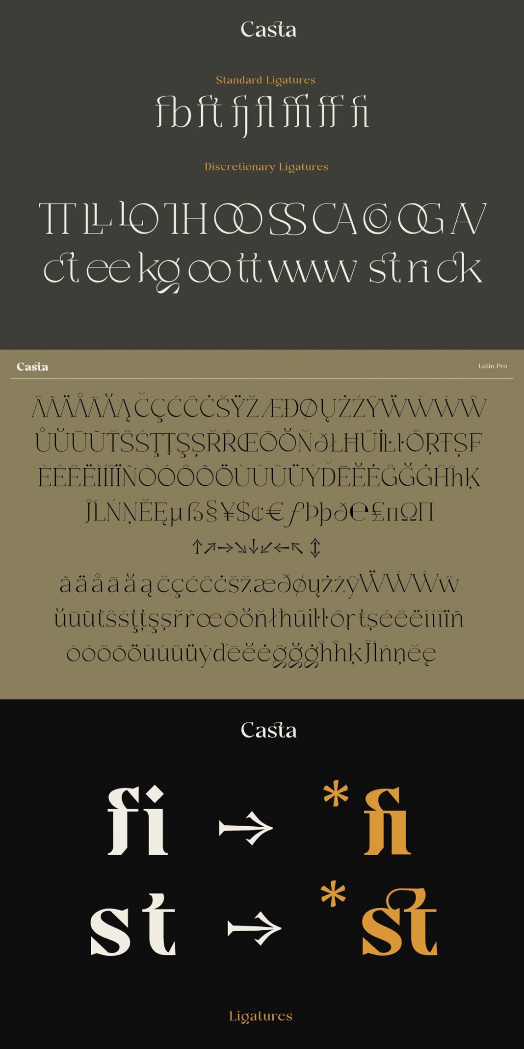Casta Font Family