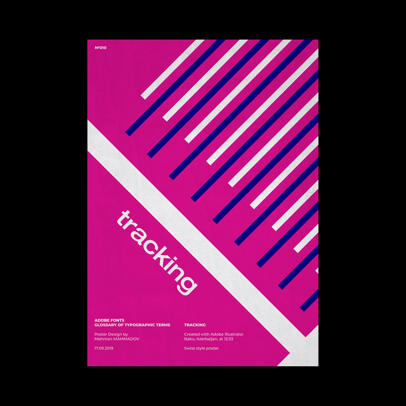 Swiss Graphic Design Inspired Posters based on Typography Terms