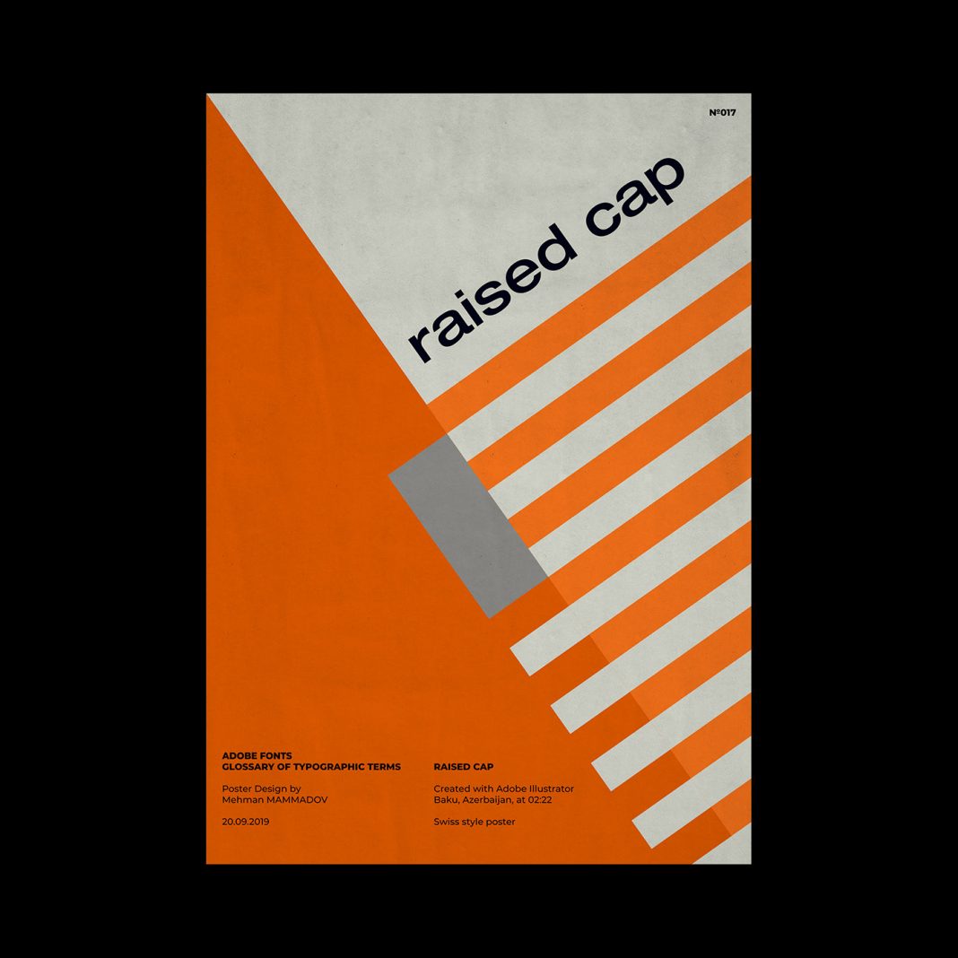 Swiss Graphic Design Inspired Posters based on Typography Terms