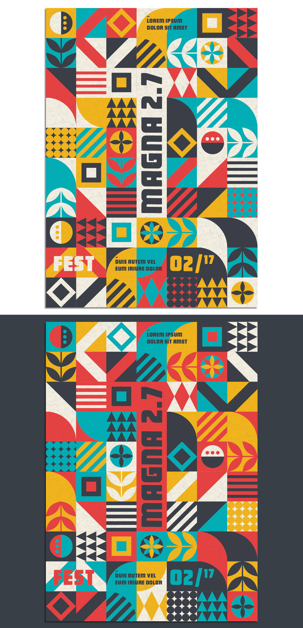 Four of the Best Geometric Poster Templates for Adobe Illustrator