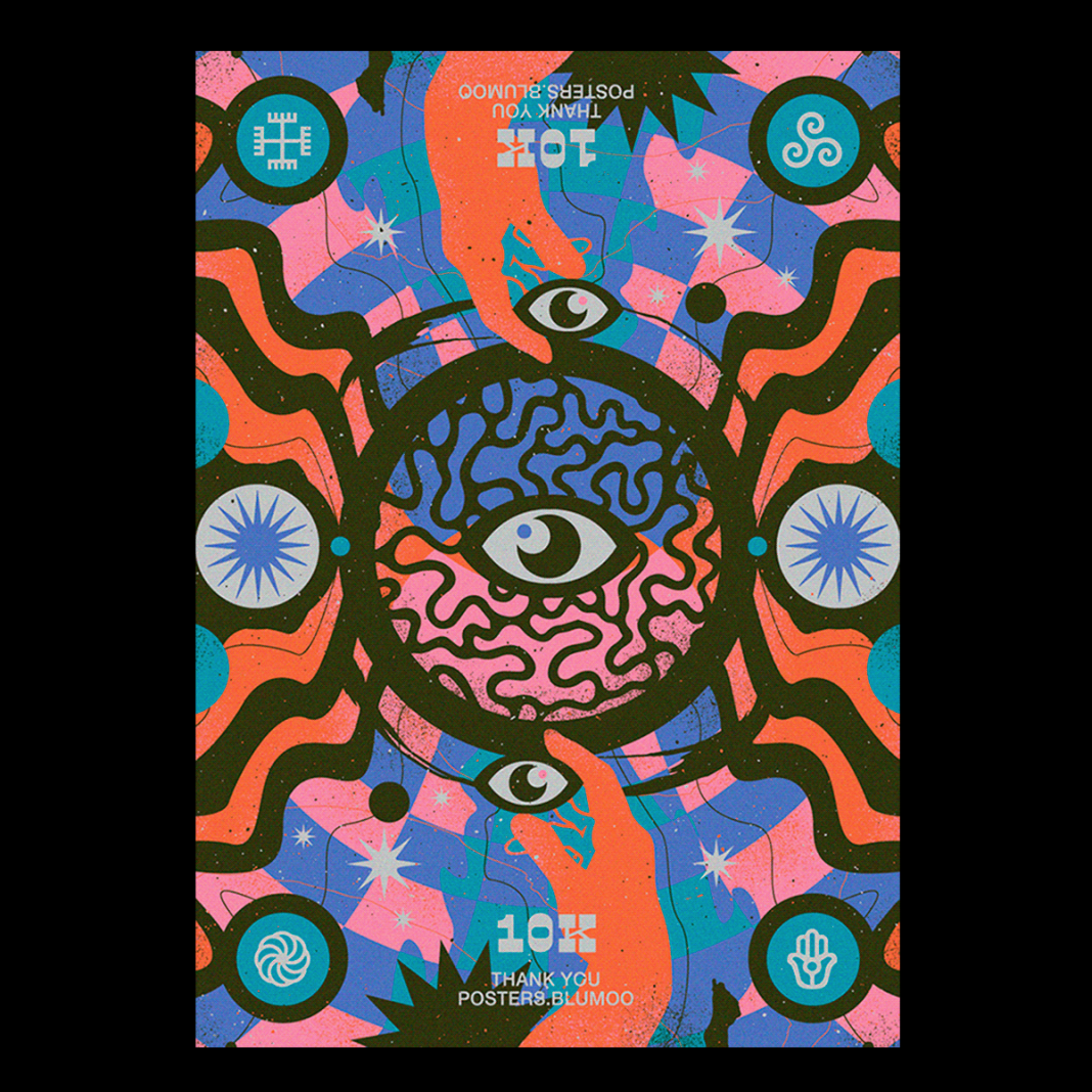 Spiritual & Psychedelic Poster Designs by Posters BluMoo