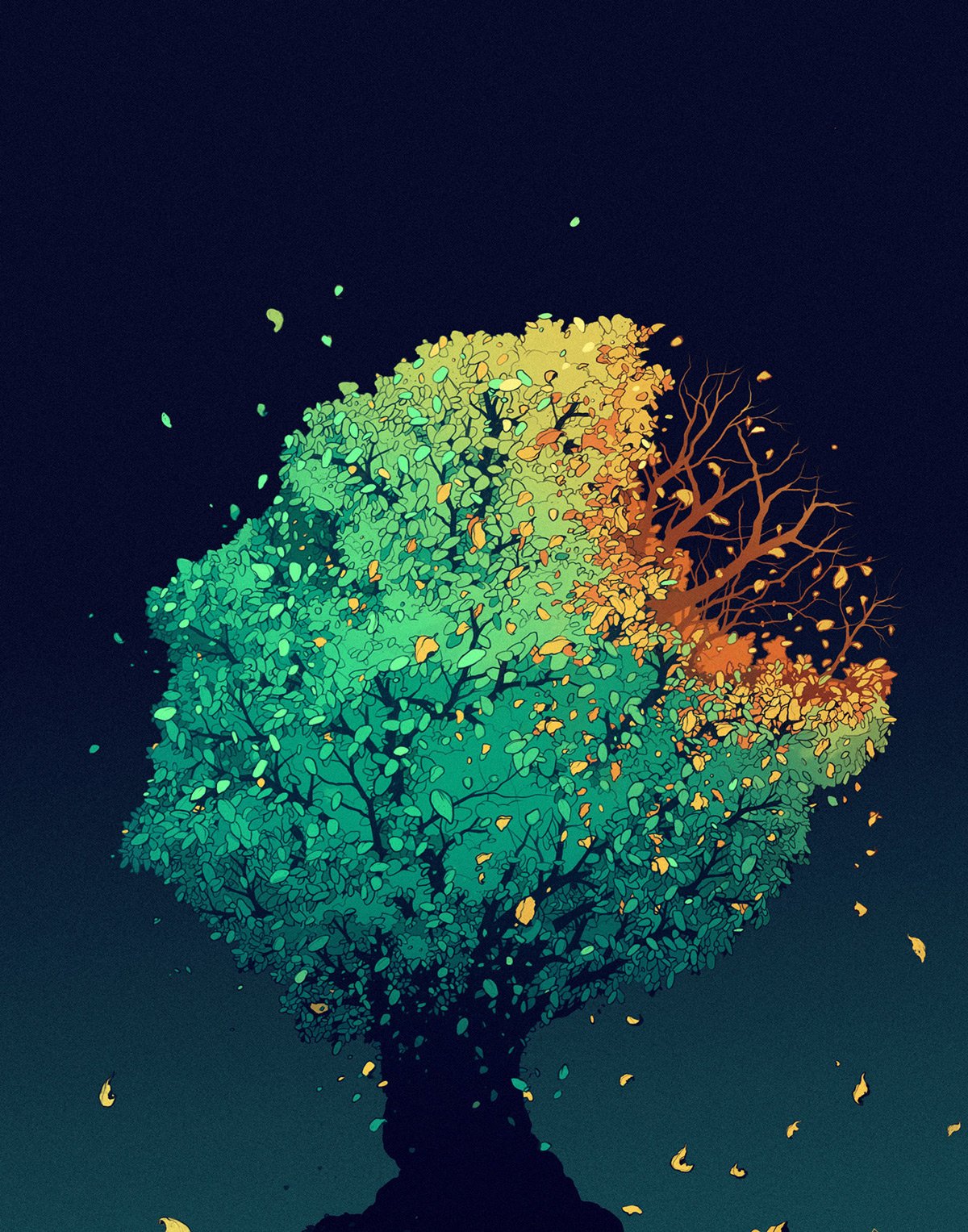 Illustrations from 2020 by Simon Prades