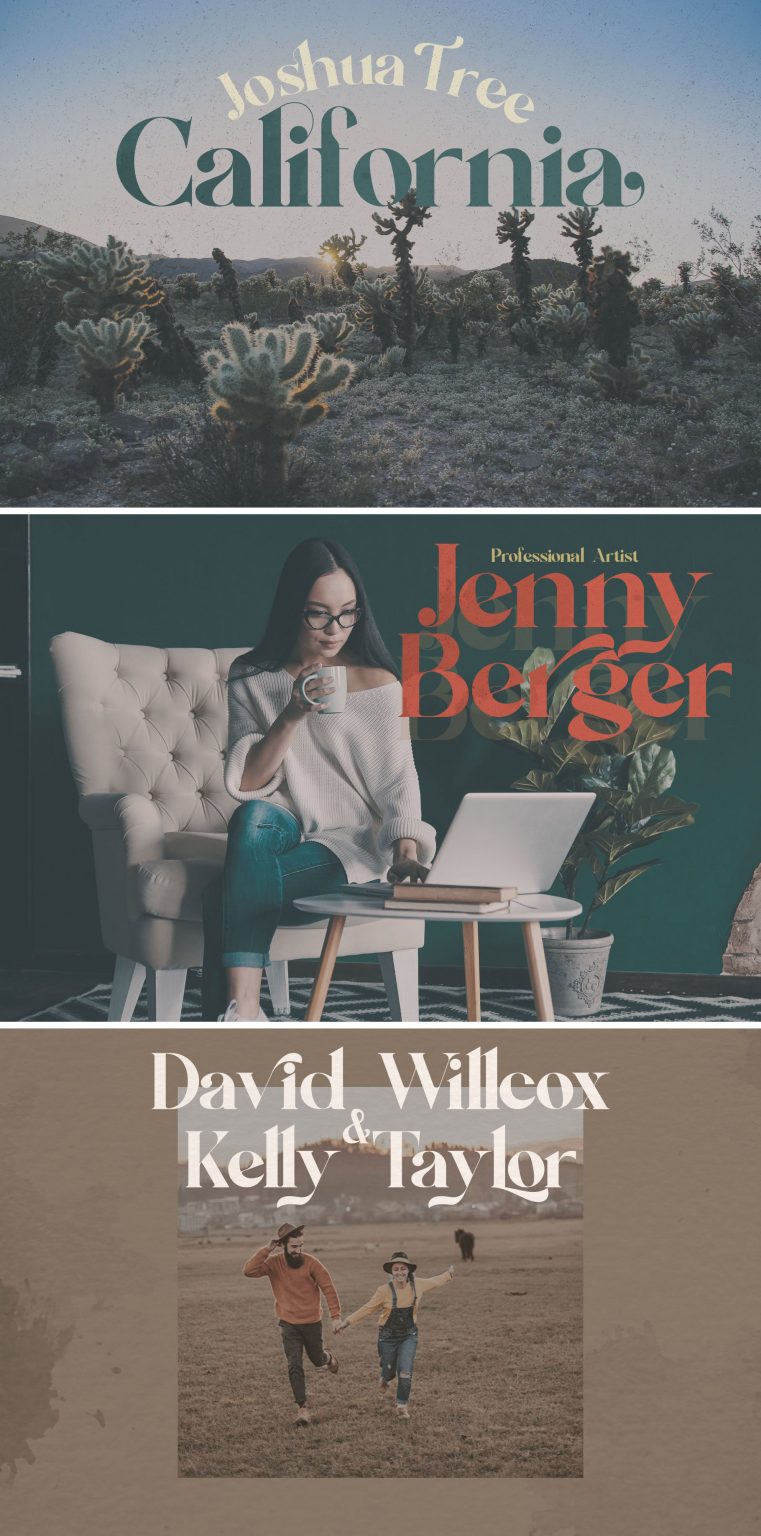 Kathy Cox Font for Elegant Vintage Typography