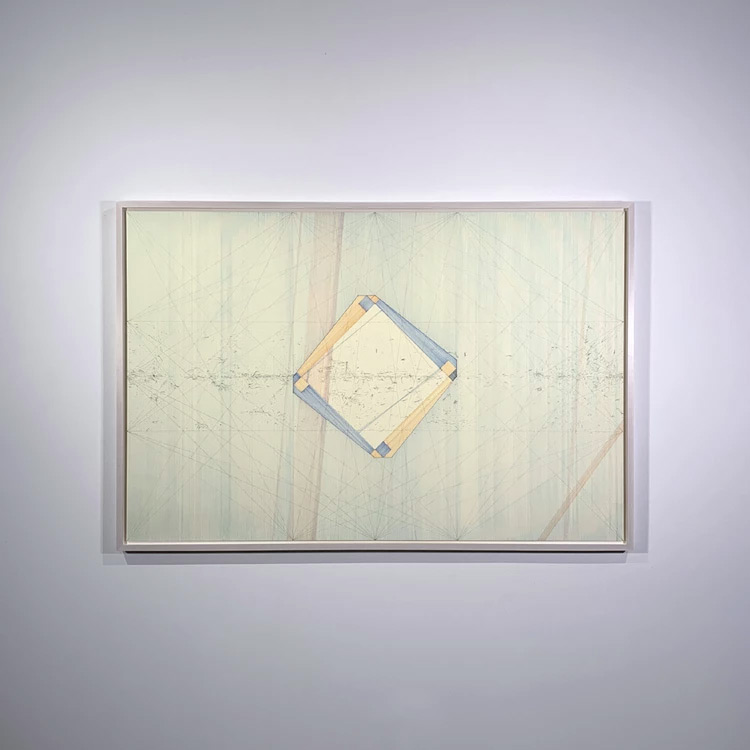 Artist Alan Steele at Westwood Gallery in New York City