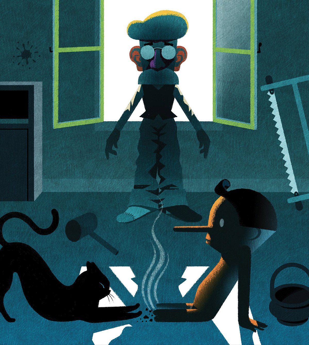 Pinocchio Illustrations by Andrea Rivola