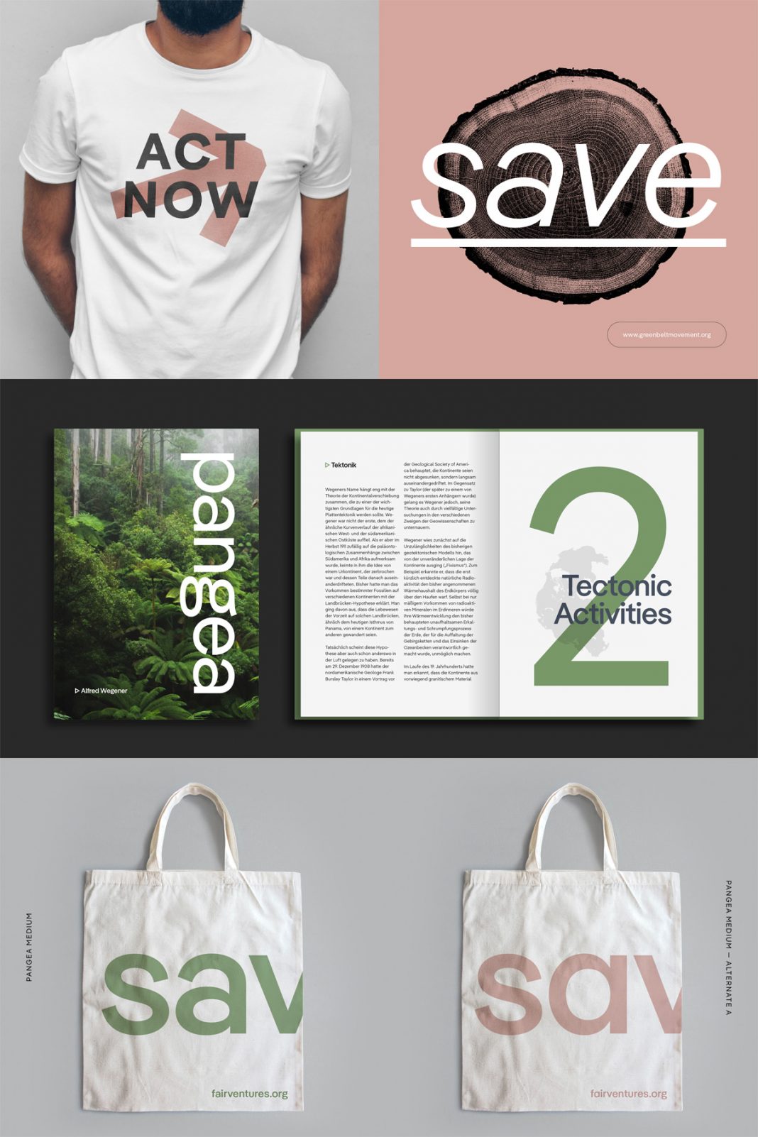 Pangea Font Family from Fontwerk