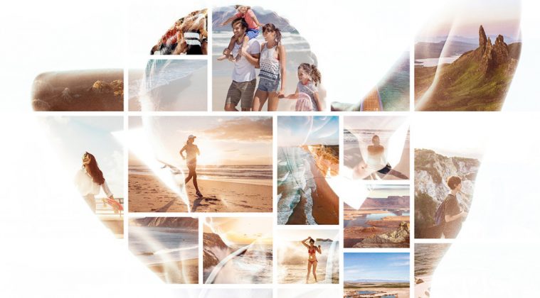 Photo Collage Double Exposure Mockup