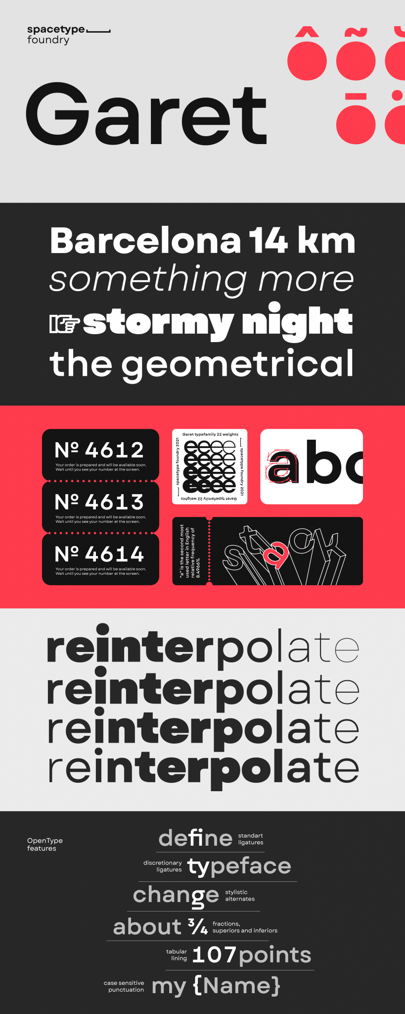 Garet Font Family from Spacetype
