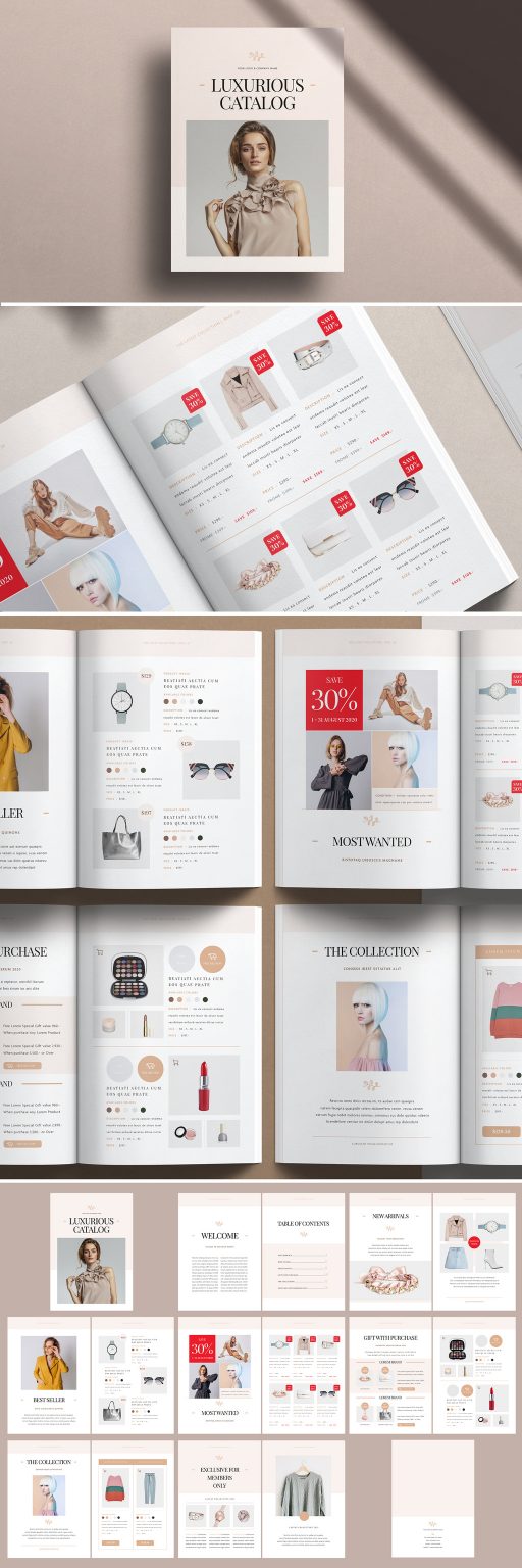A Stylish Product Catalog InDesign Template