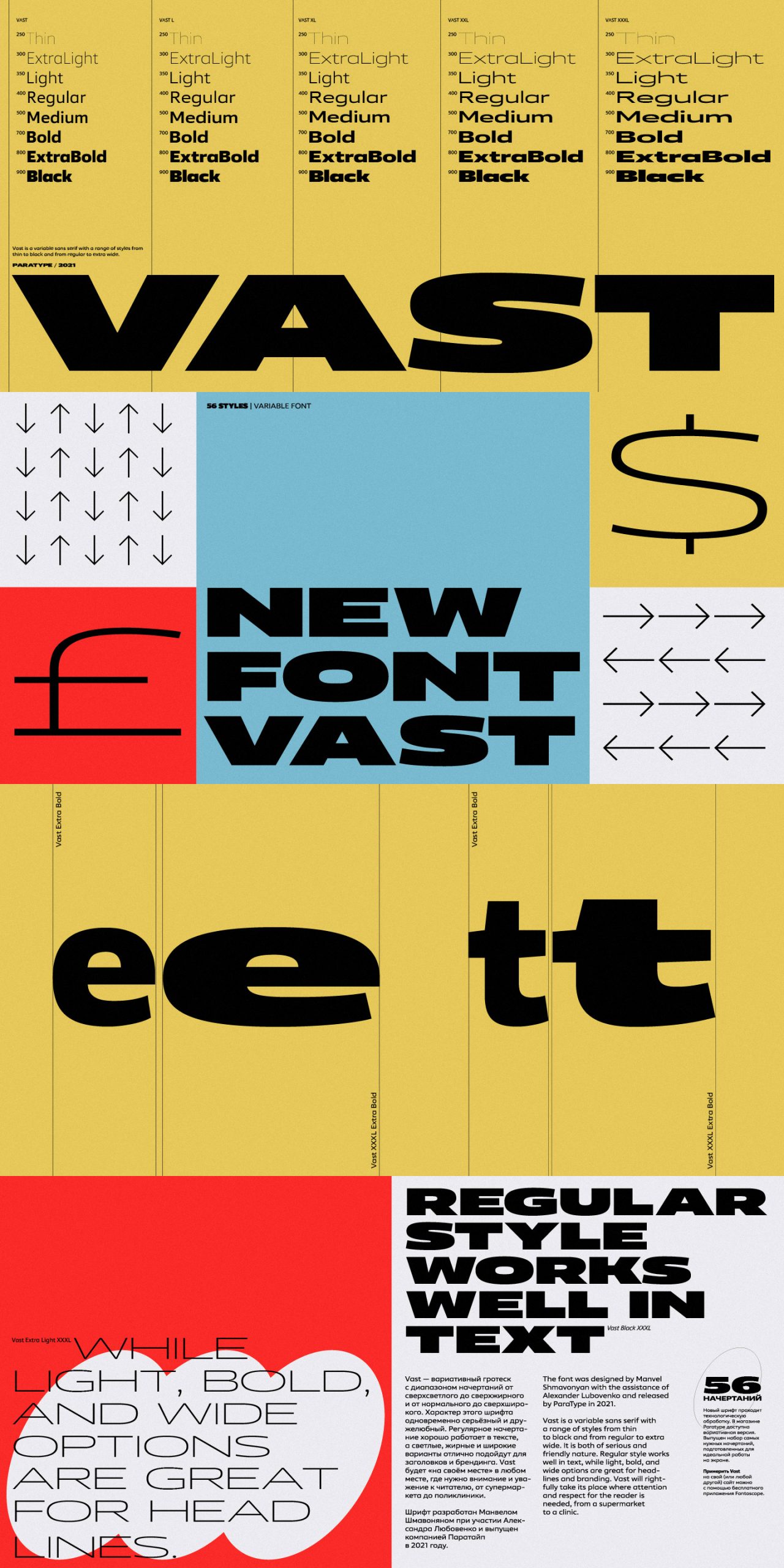 Vast Font Family by ParaType