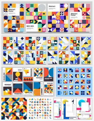 Bauhaus Poster Designs — Vector Templates
