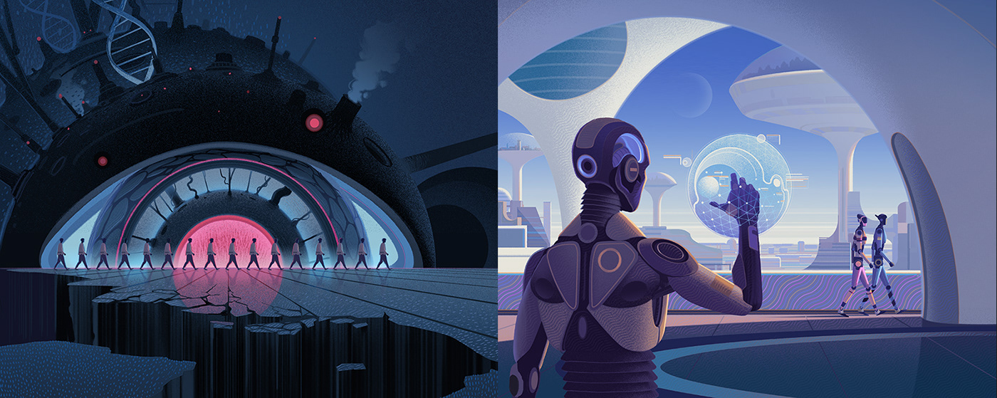 Illustrations from 2021 by Sam Chivers