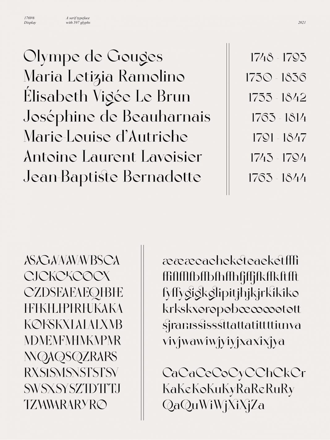 1769 Font by Almarena