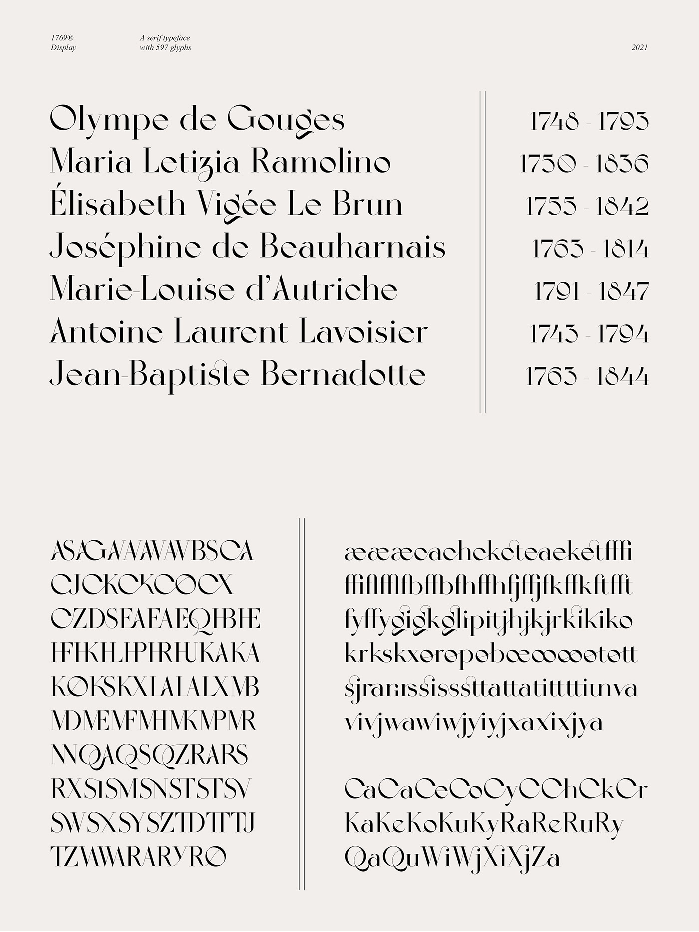 1769 Font by Almarena