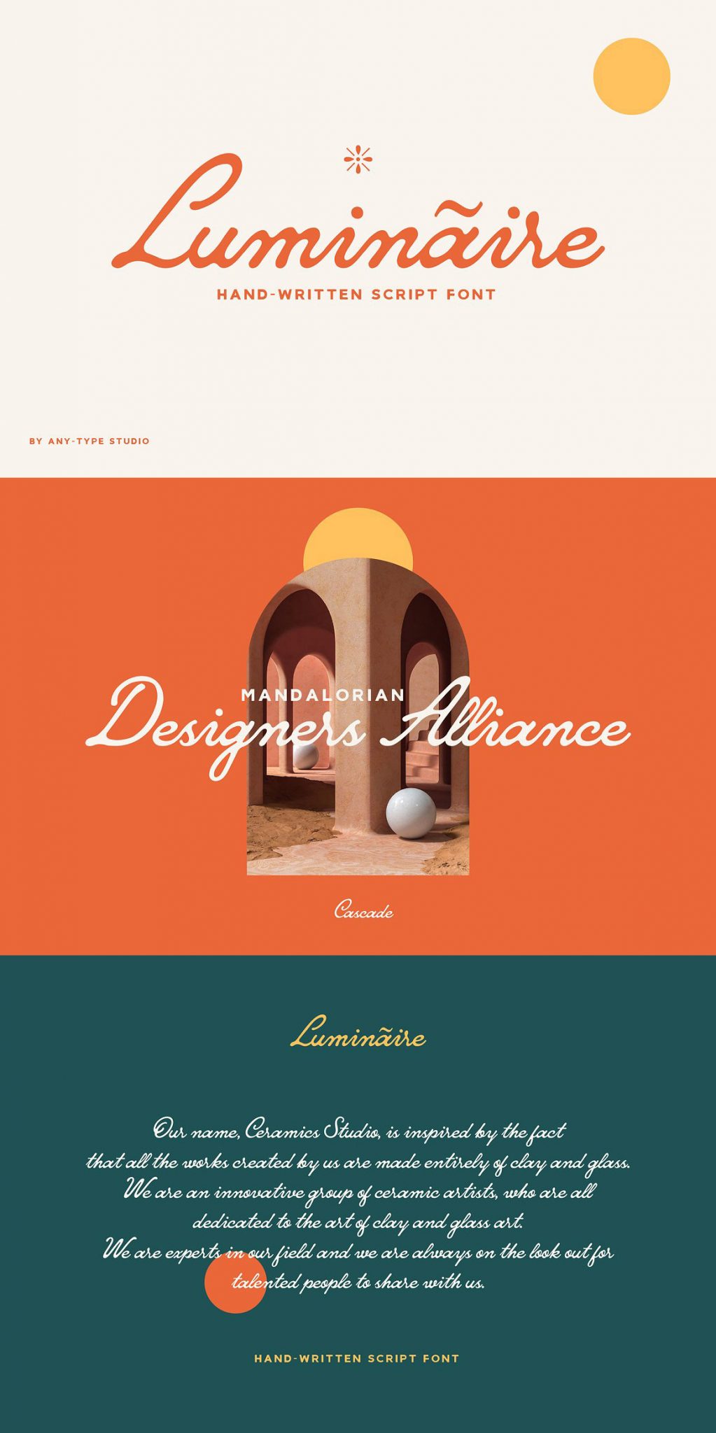 Luminaire Script Font by Any-Type