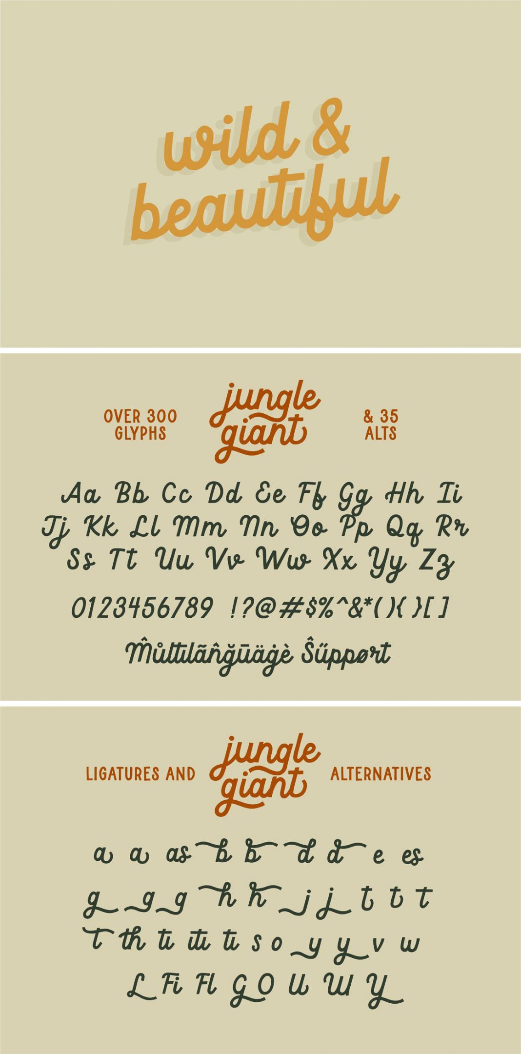 Jungle Giant Fonts