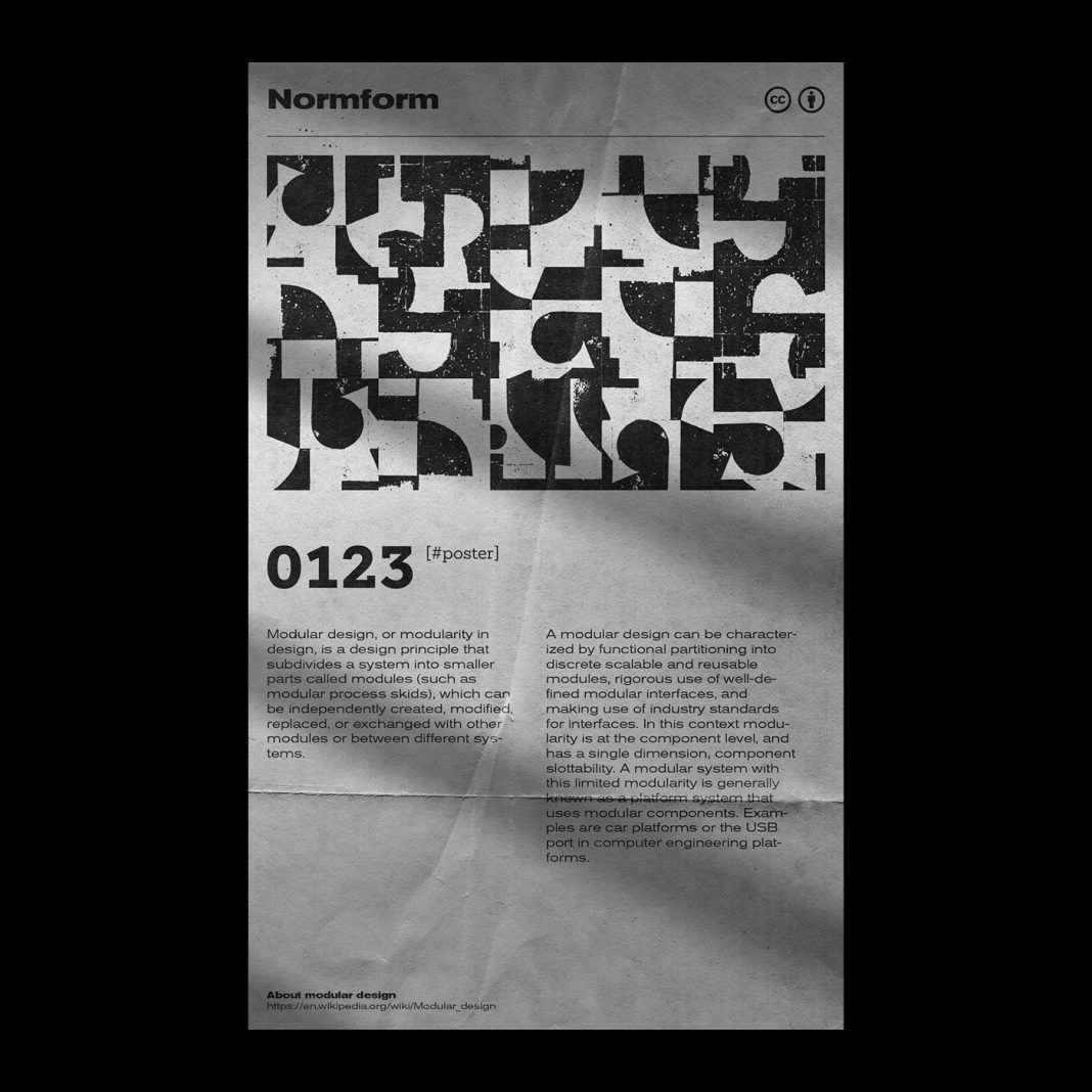 Free Generative Patterns by Normform