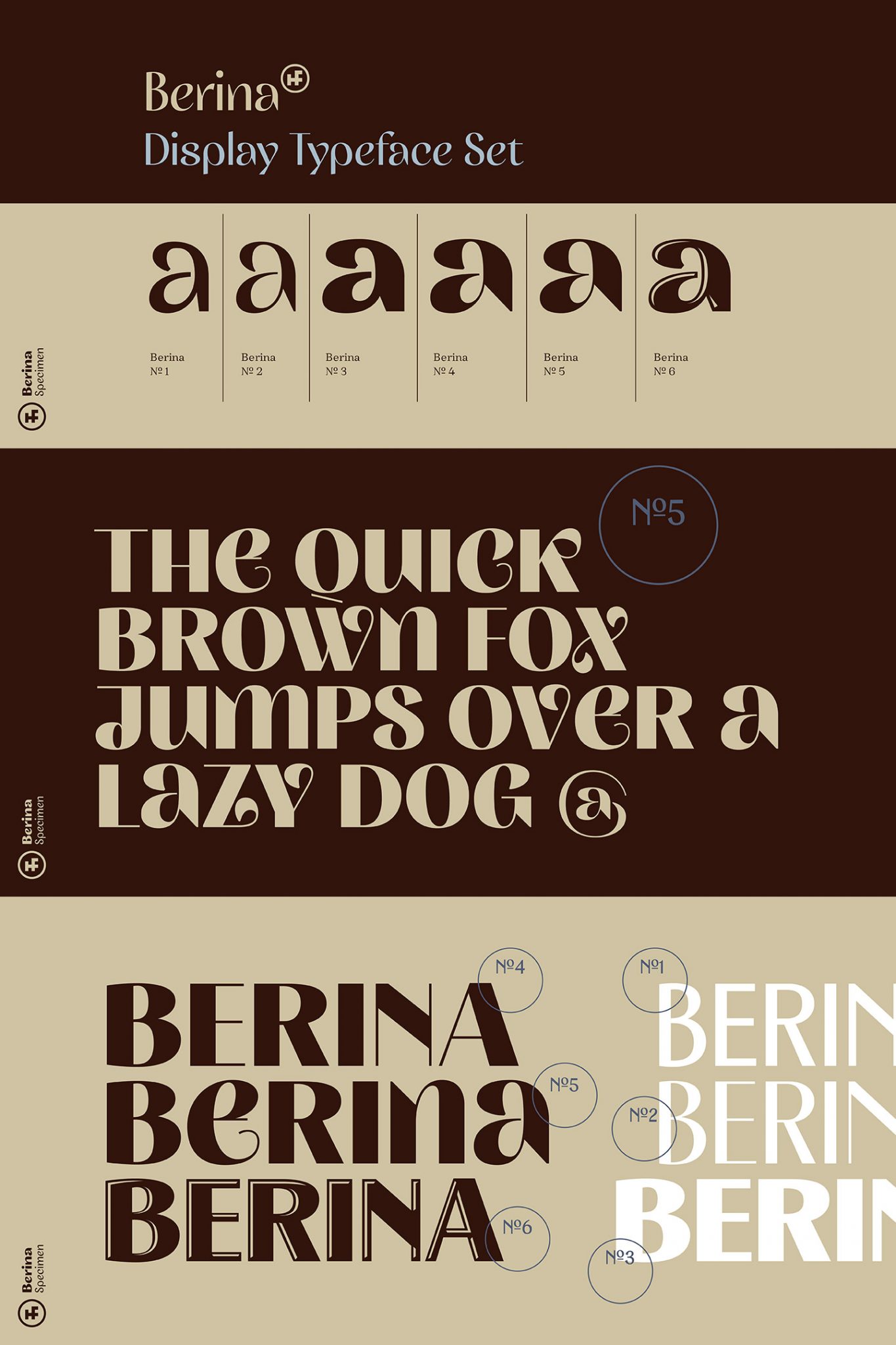 Berina Font Family by Hurufatfont