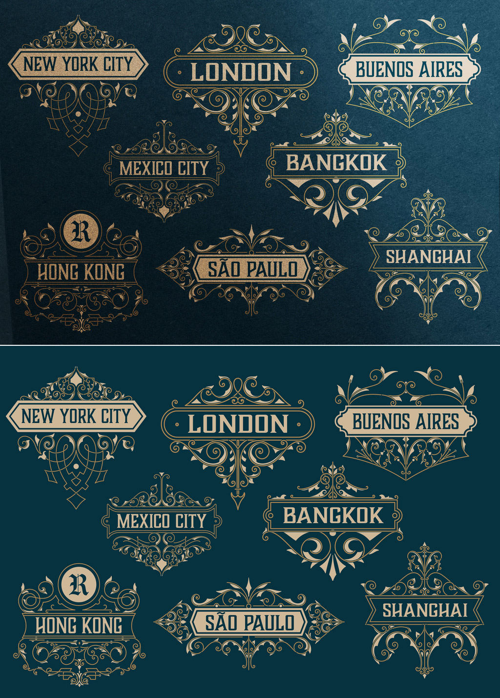16 Vintage Vector Logo Designs by Roverto Castillo