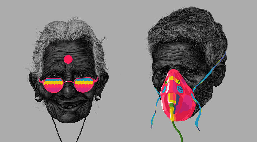 Portrait Experiments by Muhammed Sajid