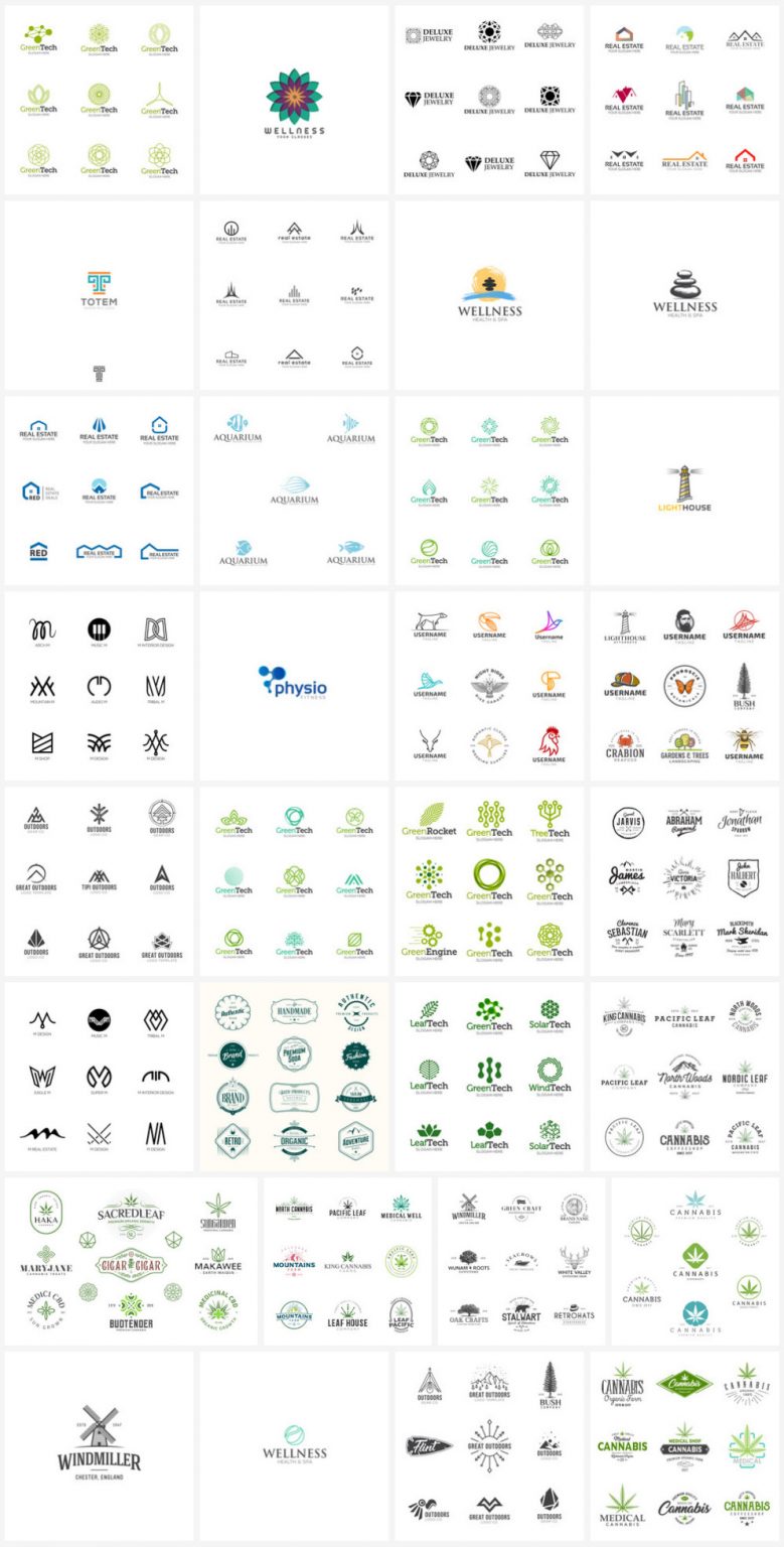 Download Logo Templates as Fully Editable Vector Files