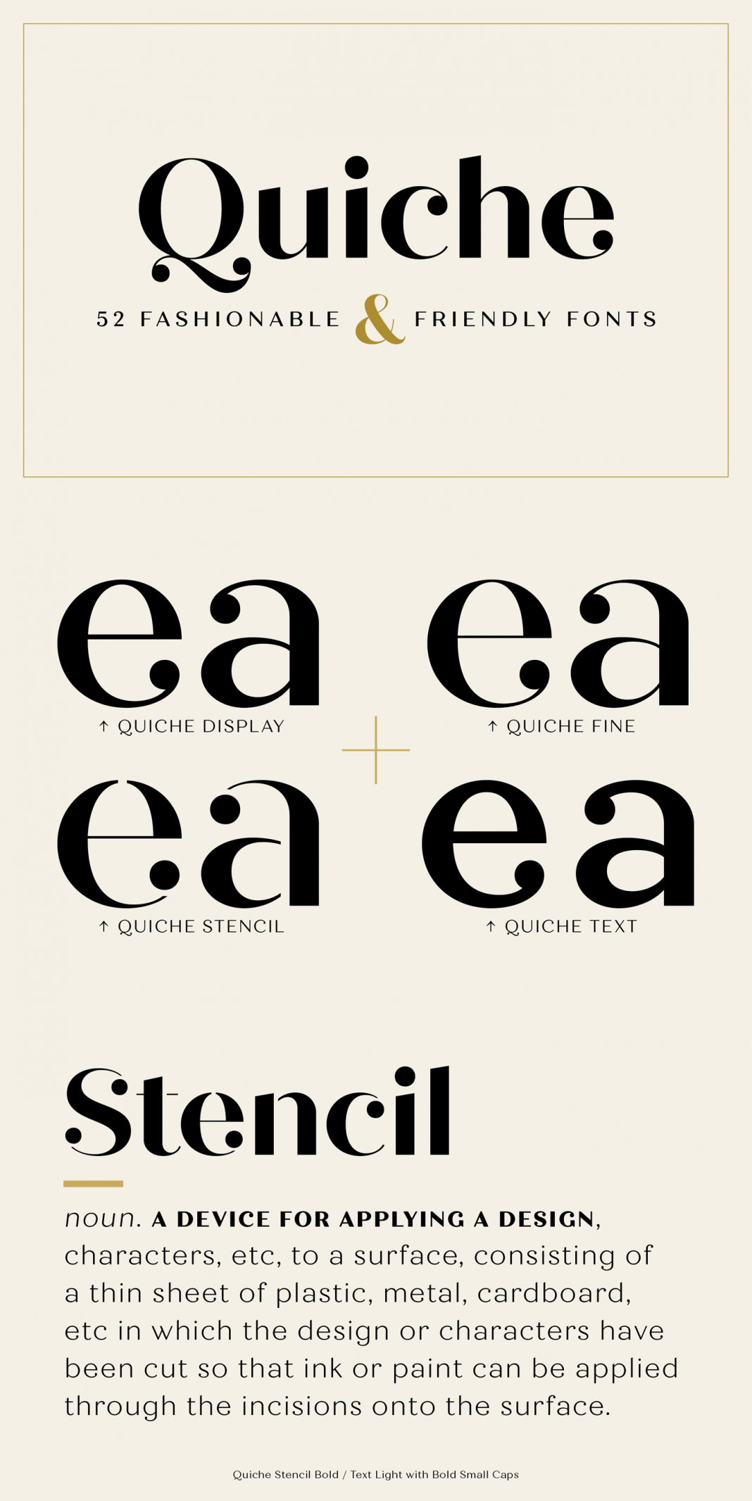 Quiche Font Family