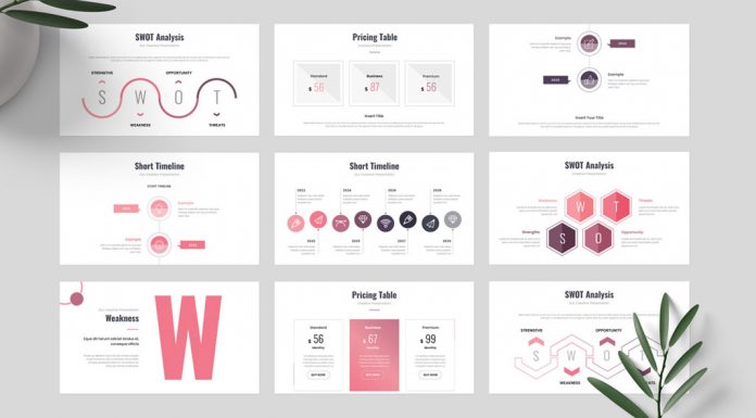 Marketing Plan Presentation Template for Adobe InDesign