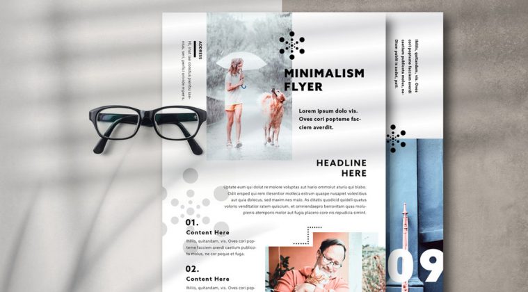 Minimal Flyer InDesign Template