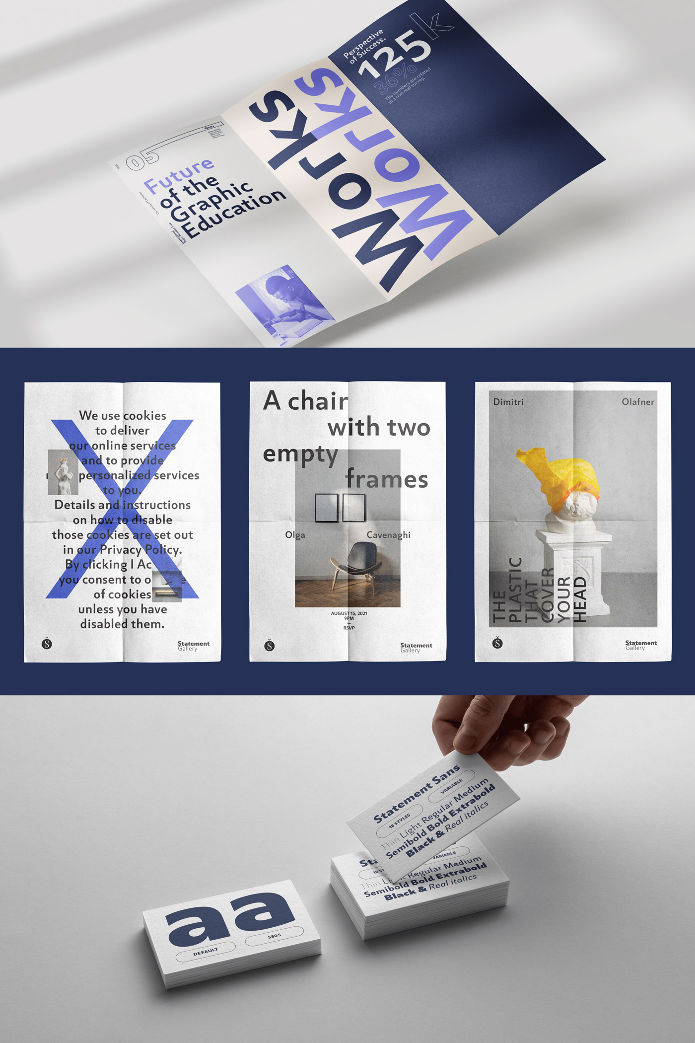 Statement Sans Font Family by Sudtipos