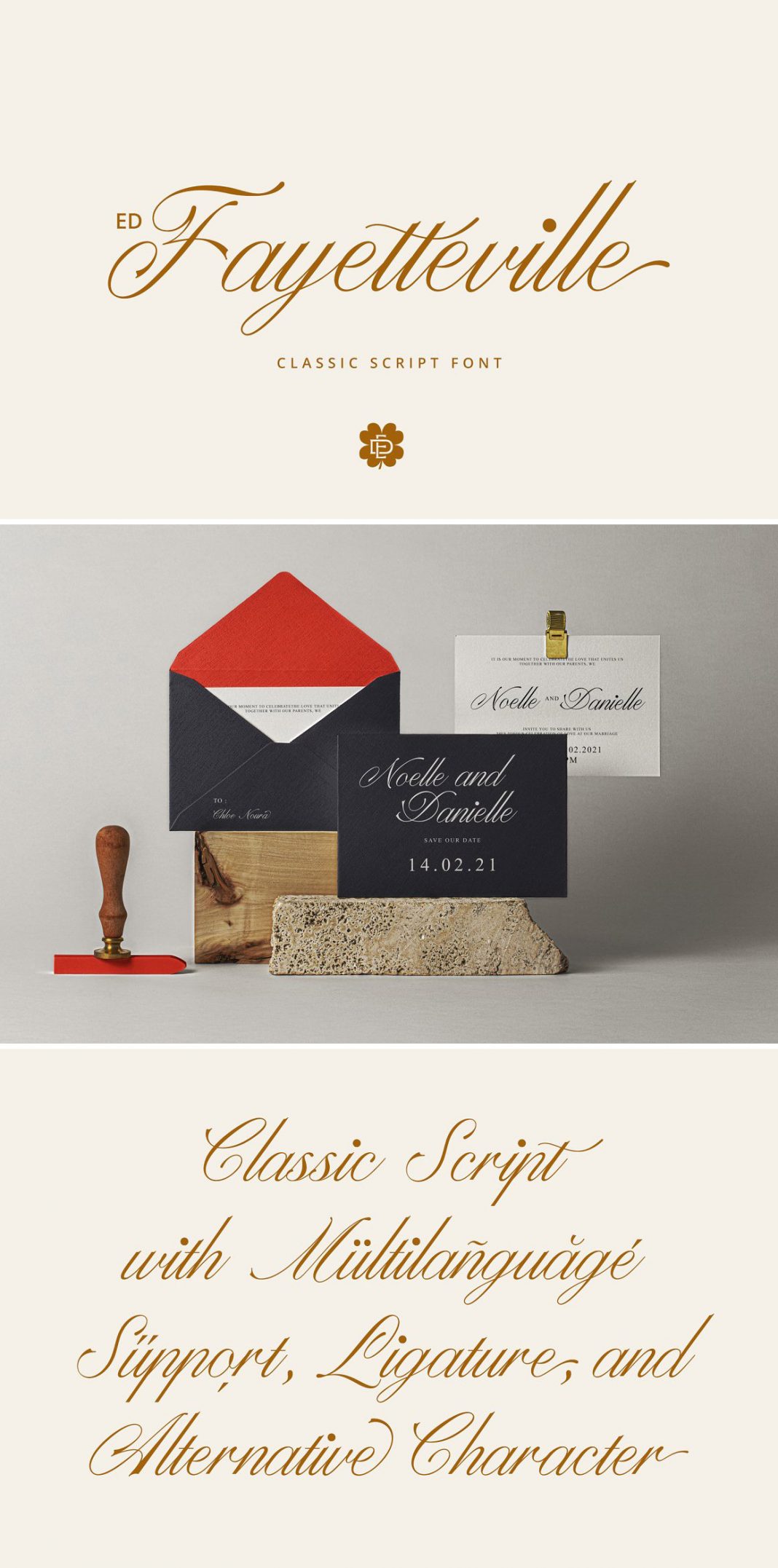 ED Fayetteville Script Font by Emyself Design