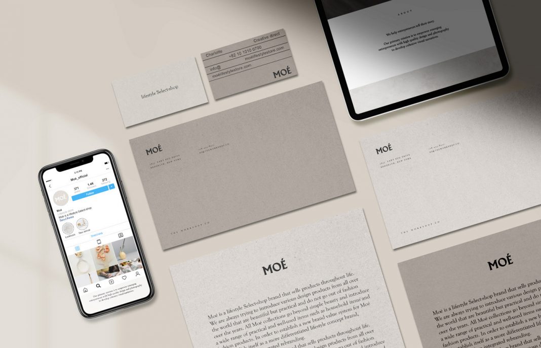 Moé Shop Branding by studio le_m