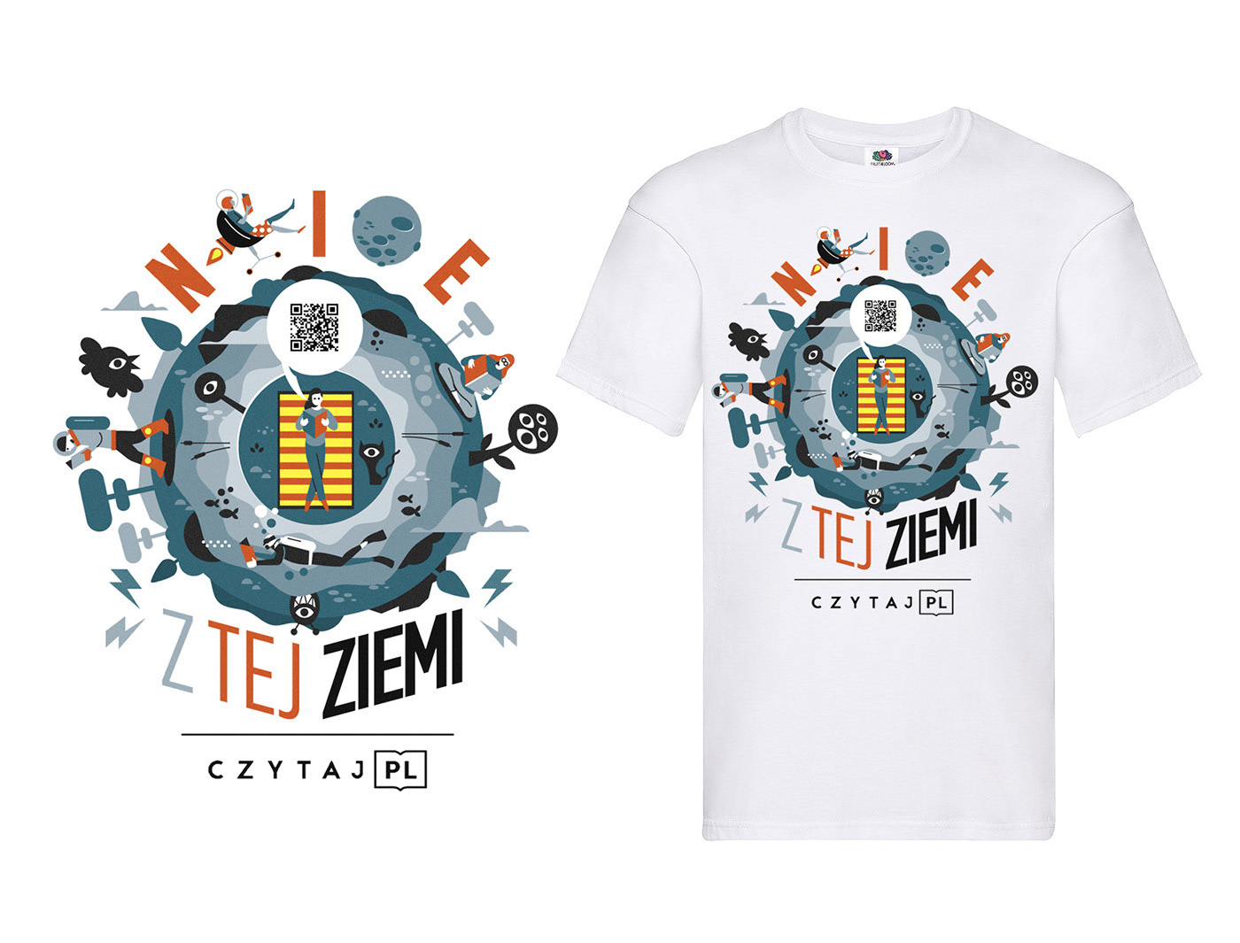 Out of This World Illustrations by Adam Q for the READ Project