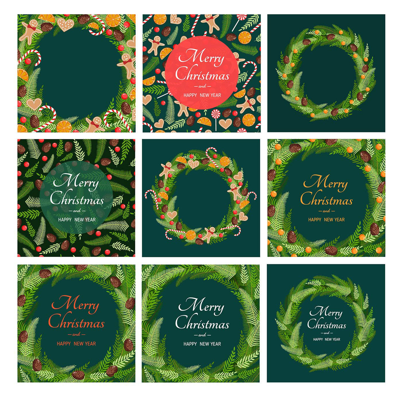 Christmas Templates Collection by Irina Anashkevich
