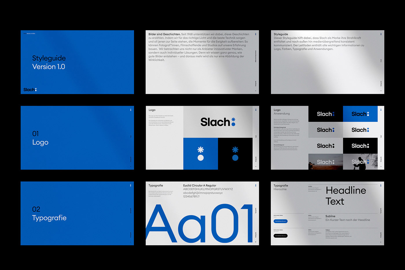 Art Direction & Design by Lukas Diemling for the Slach Branding