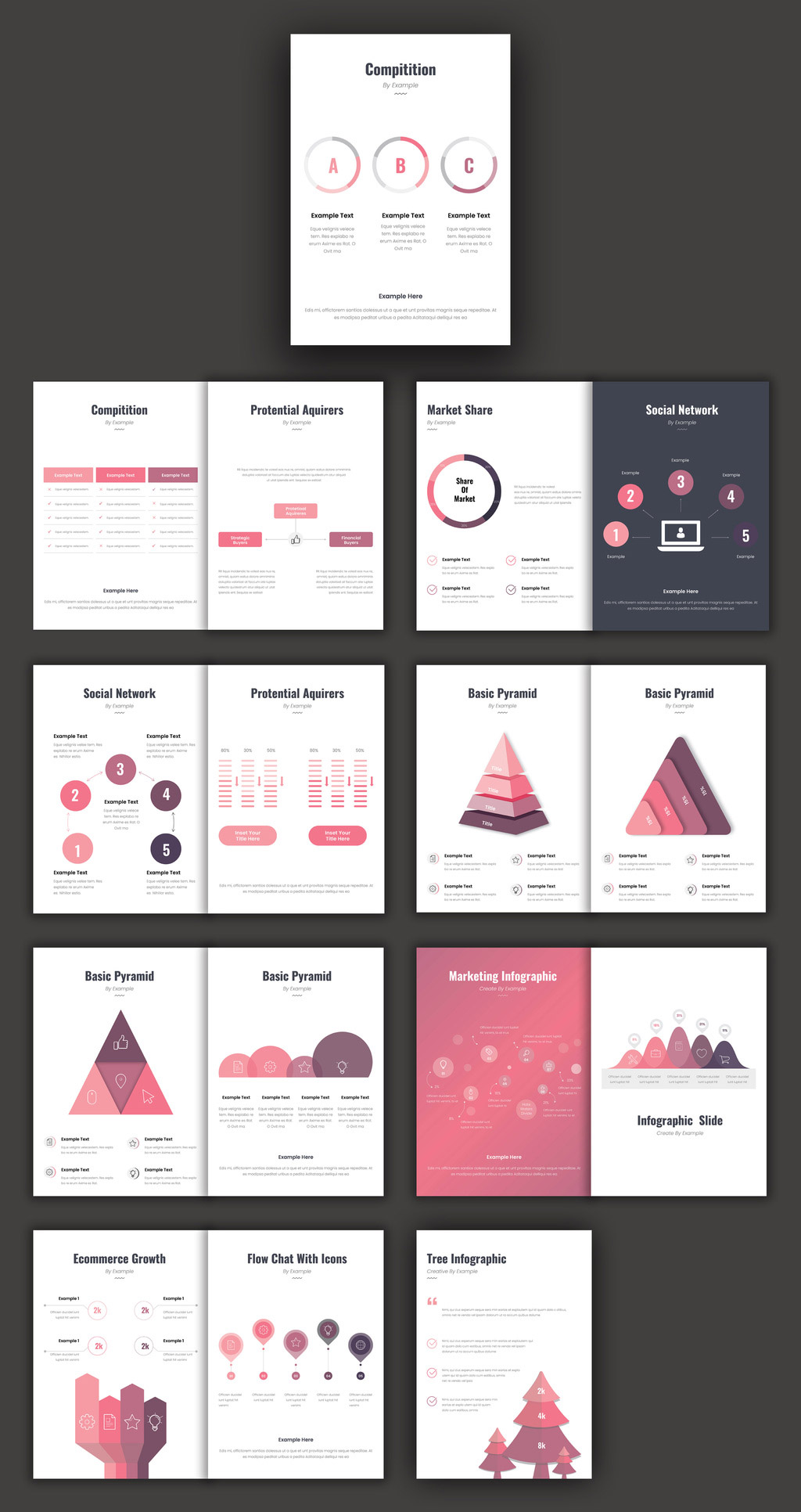 Marketing Infographic Template for Adobe InDesign