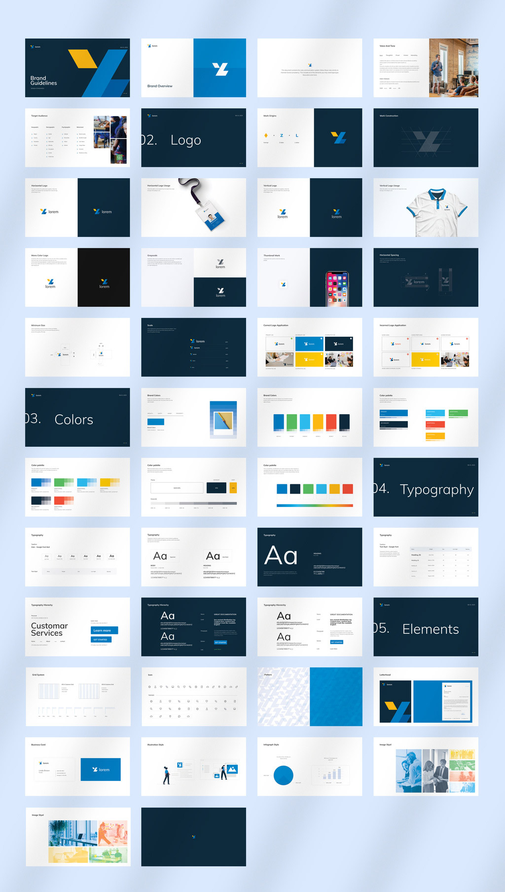 Download a Unique Brand Guidelines Presentation Template for Adobe InDesign
